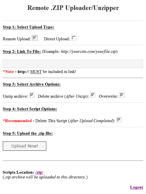 Php Script Unzip File Isupercoder